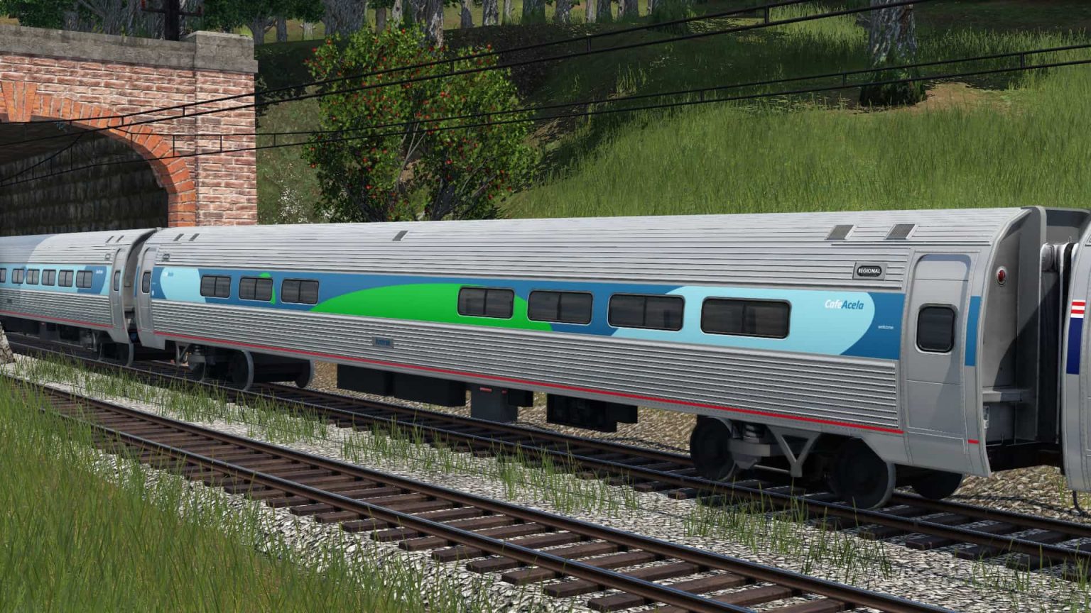 Amtrak Acela Regional Amfleets Mod | Transport Fever 2 Mod Download