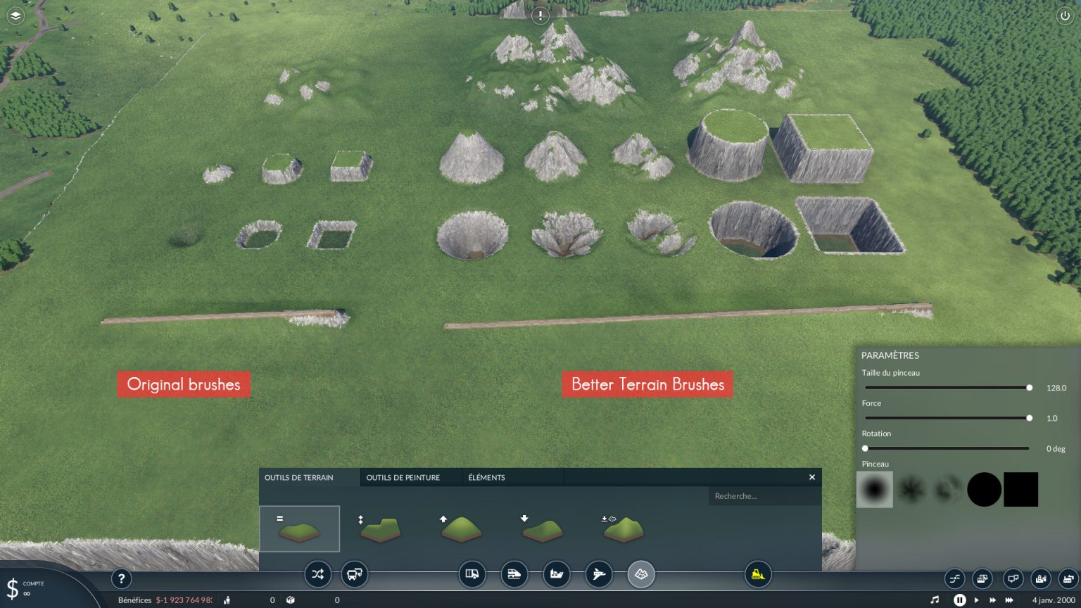 Better Terrain Brushes Mod | Transport Fever 2 Mod Download