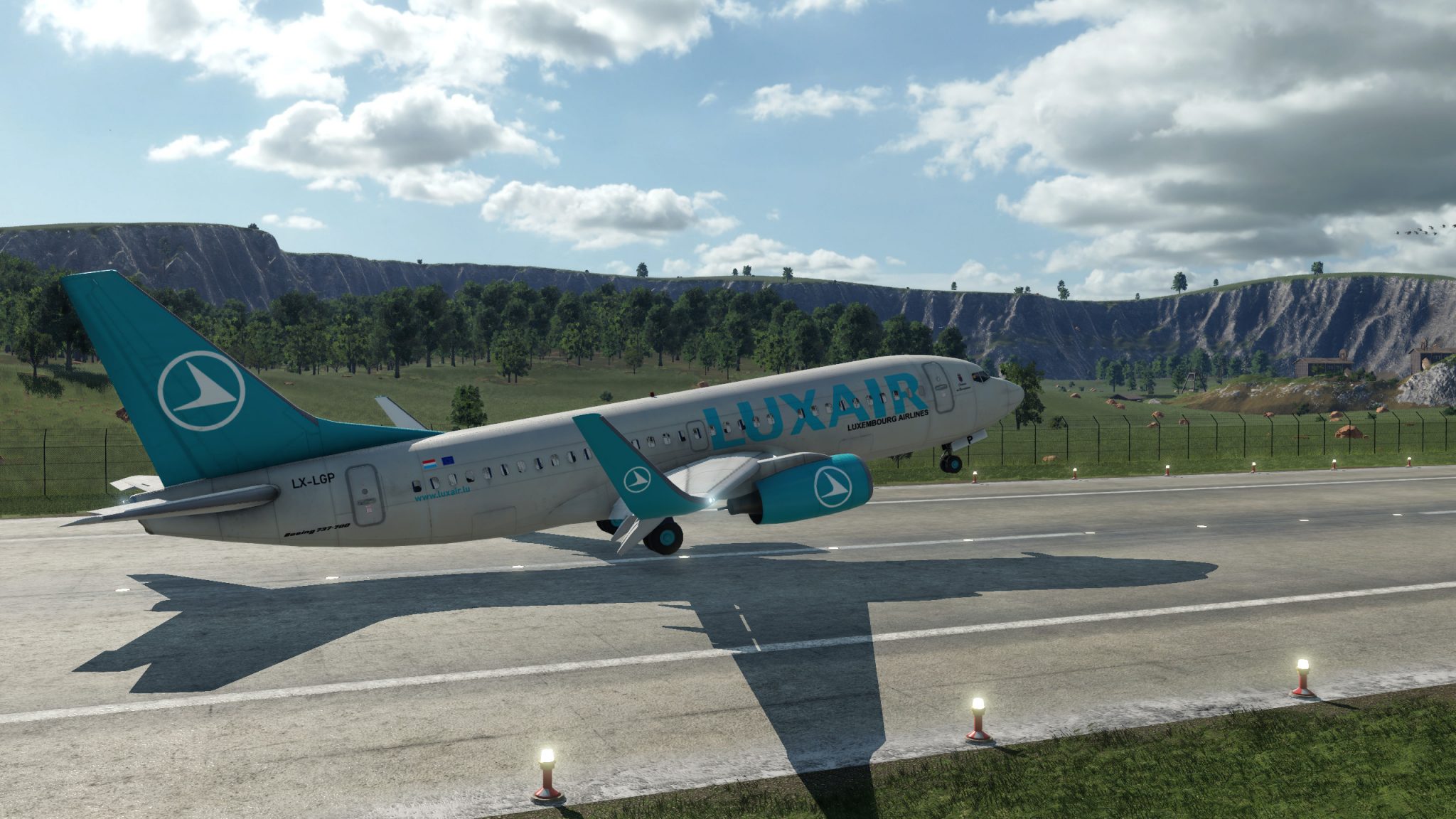 Boeing 737-700 Luxair TF2 | Transport Fever 2 Mod Download