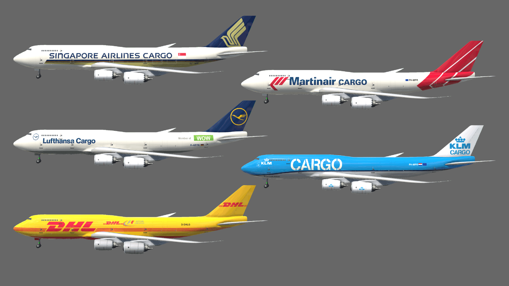 Boeing 747 Cargo pack Mod | Transport Fever 2 Mod Download