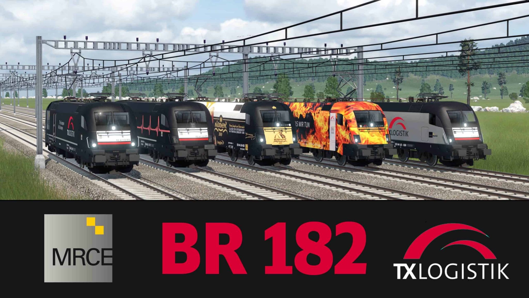 BR 182 MRCE Mod | Transport Fever 2 Mod Download