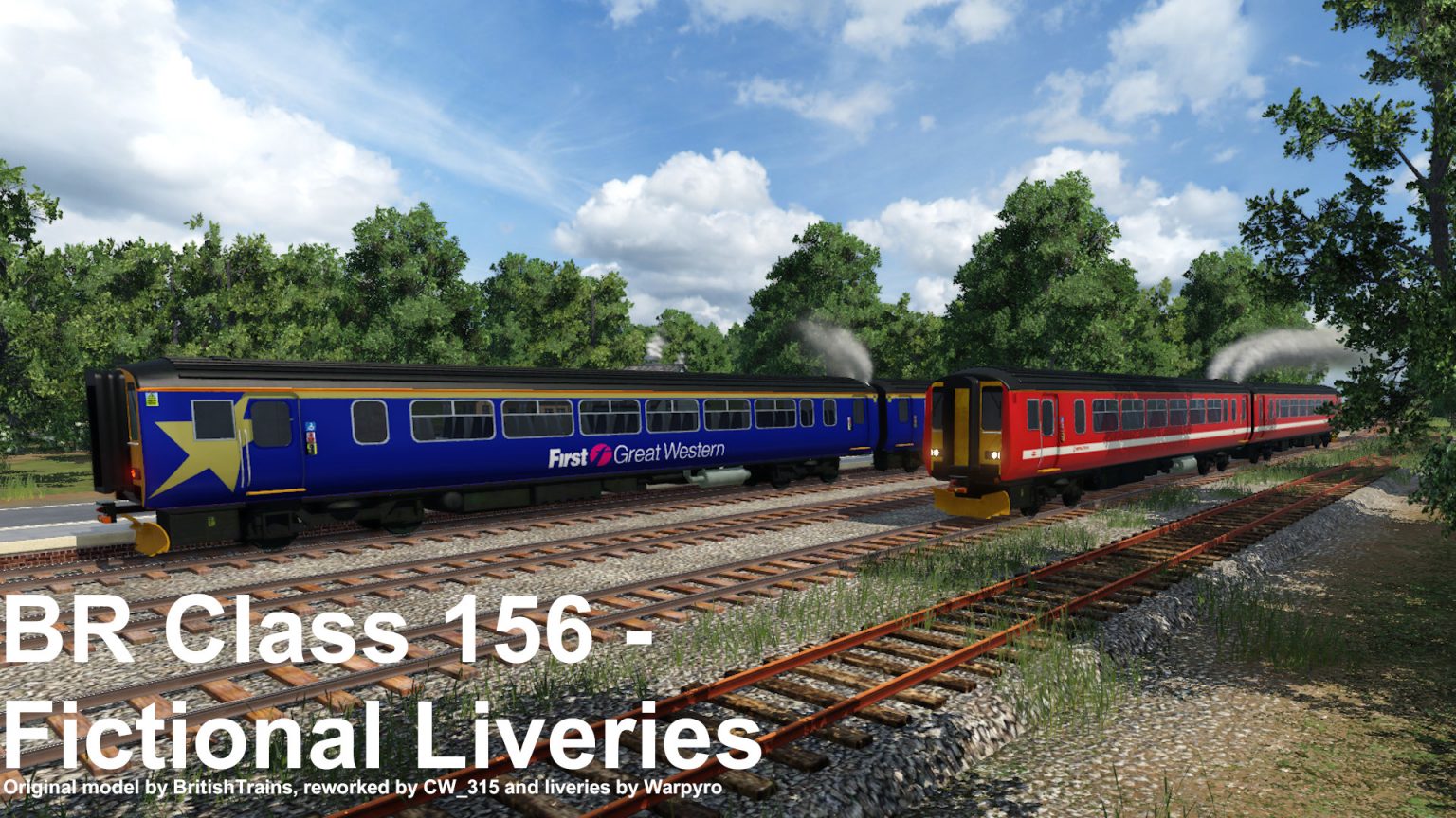 BR Class 156 – Fictional Liveries pack Mod | Transport Fever 2 Mod Download