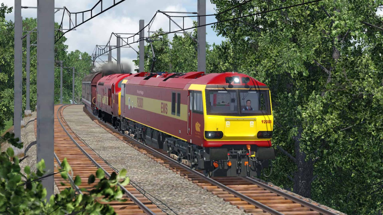 BR Class 92 Extra Liveries Reskin Pack Mod | Transport Fever 2 Mod Download