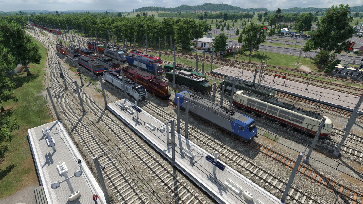 Electric Locomotive TF2 | Transport Fever 2 Mod Download