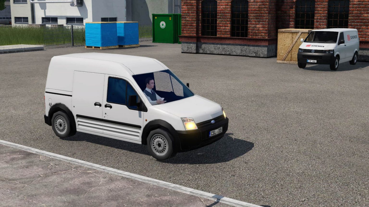 Ford Transit Connect Mod | Transport Fever 2 Mod Download