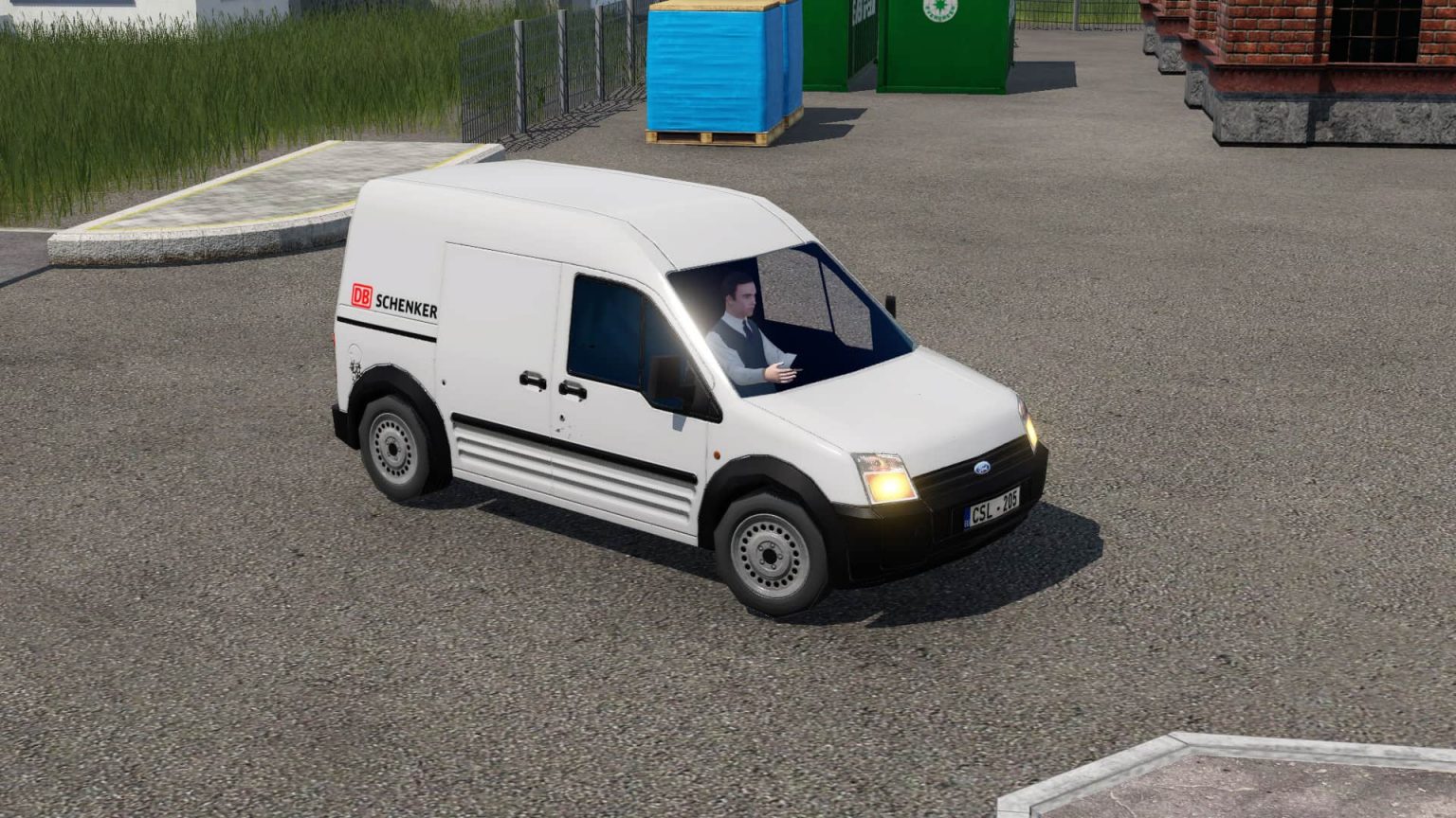 Ford Transit Connect Mod | Transport Fever 2 Mod Download