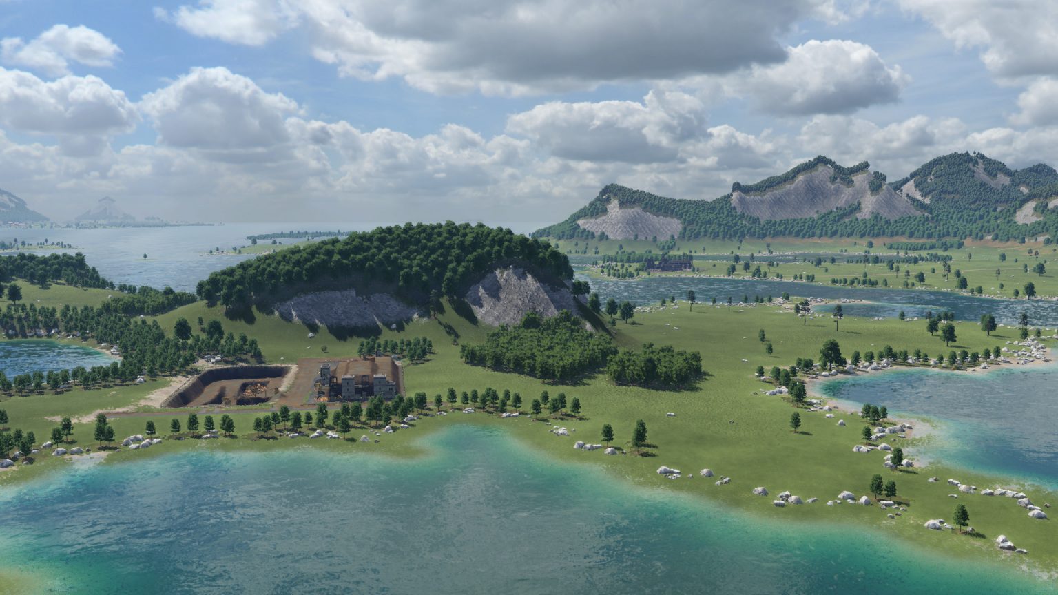 Four Islands Map TF2 | Transport Fever 2 Mod Download