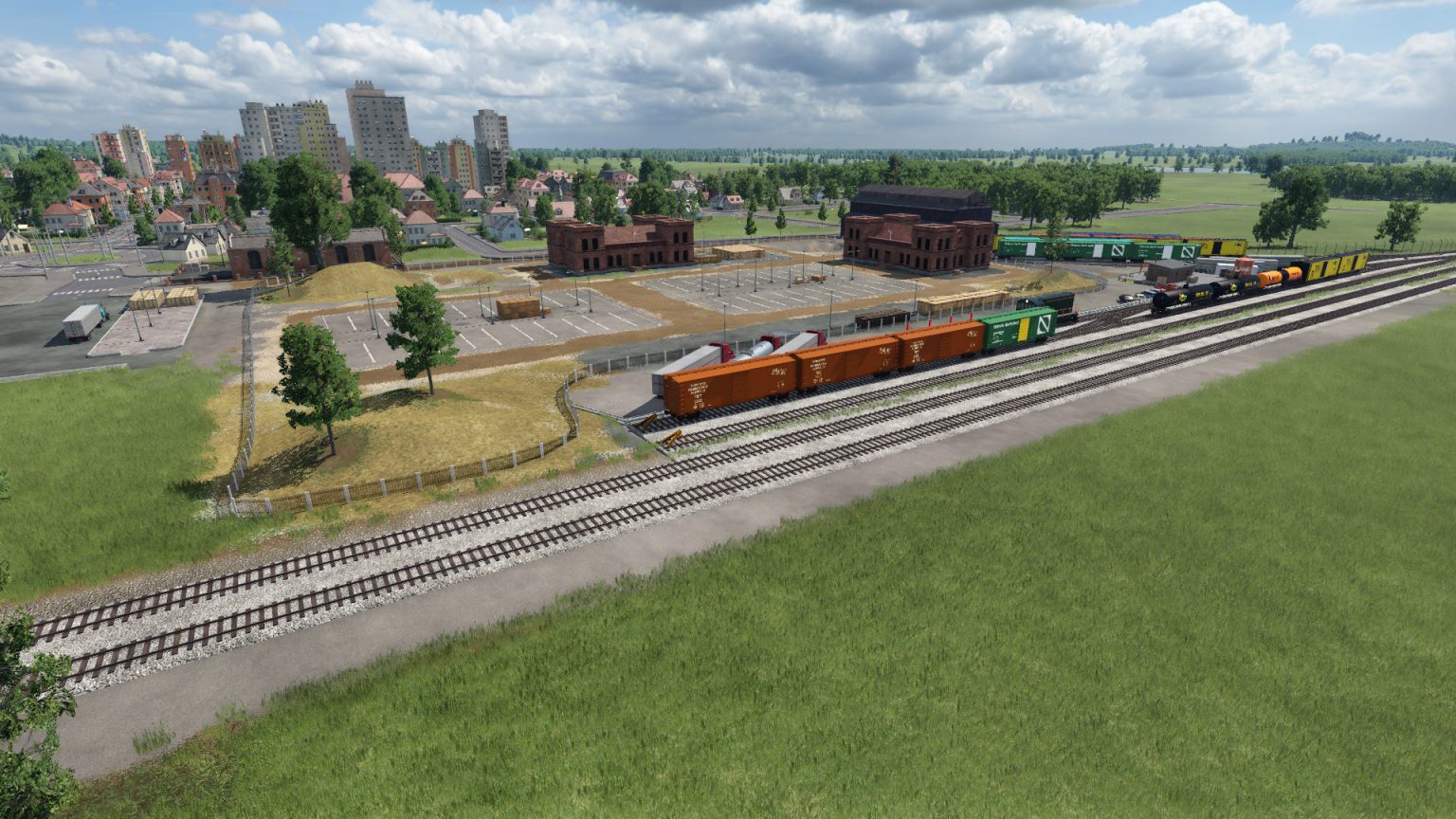 Freight Yard Framework TF2 | Transport Fever 2 Mod Download