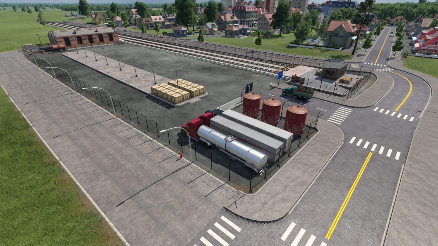 Freight Yard Framework TF2 | Transport Fever 2 Mod Download