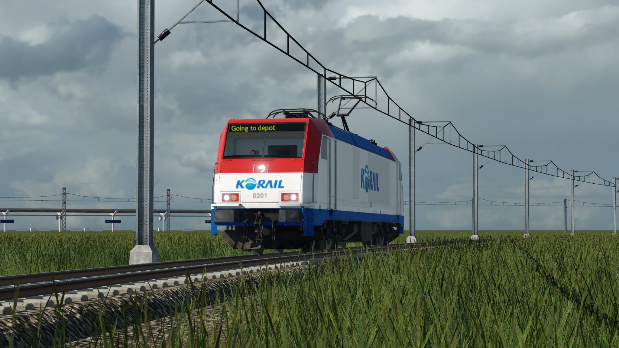 Korail Class 8200 Electric Locomotive Addon TF2 | Transport Fever 2 Mod ...