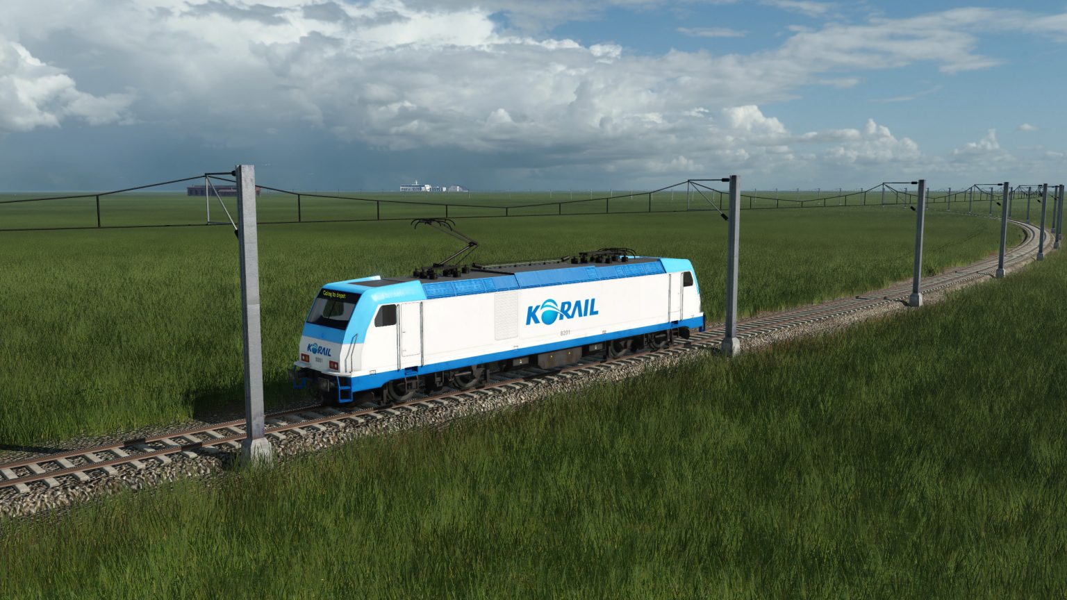 Korail Class 8200 Electric Locomotive Addon TF2 | Transport Fever 2 Mod ...
