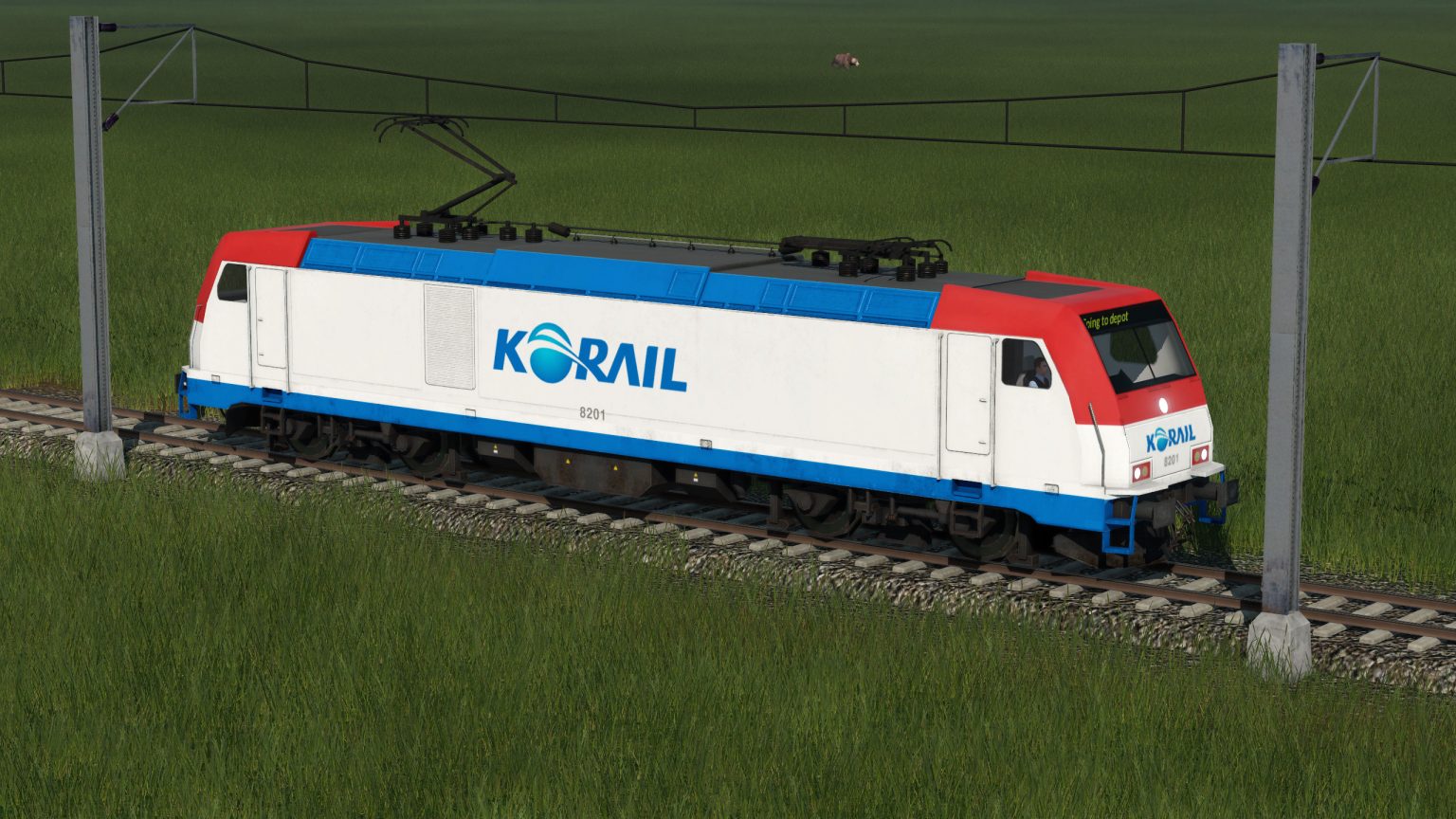 Korail Class 8200 Electric Locomotive Addon TF2 | Transport Fever 2 Mod ...