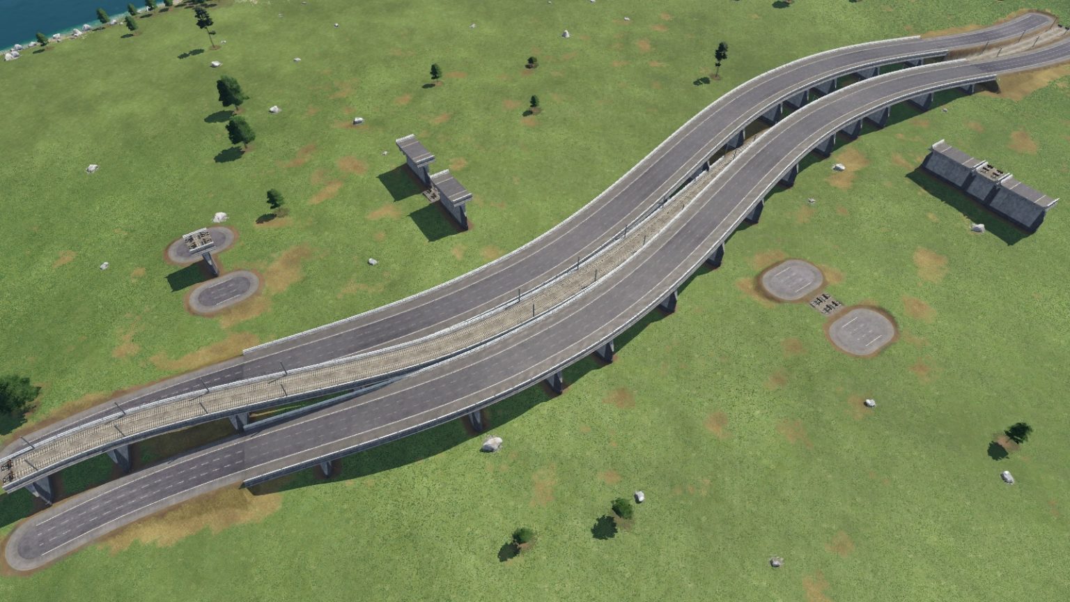 Median Strip Tracks TF2 | Transport Fever 2 Mod Download