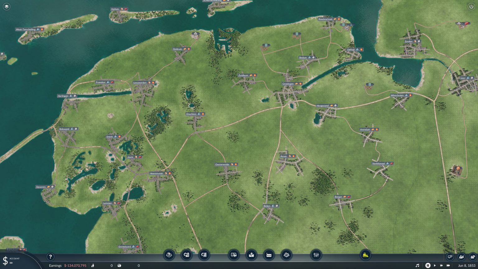 Map Transport Fever 2 Mods | Transport Fever 2 Map Mod