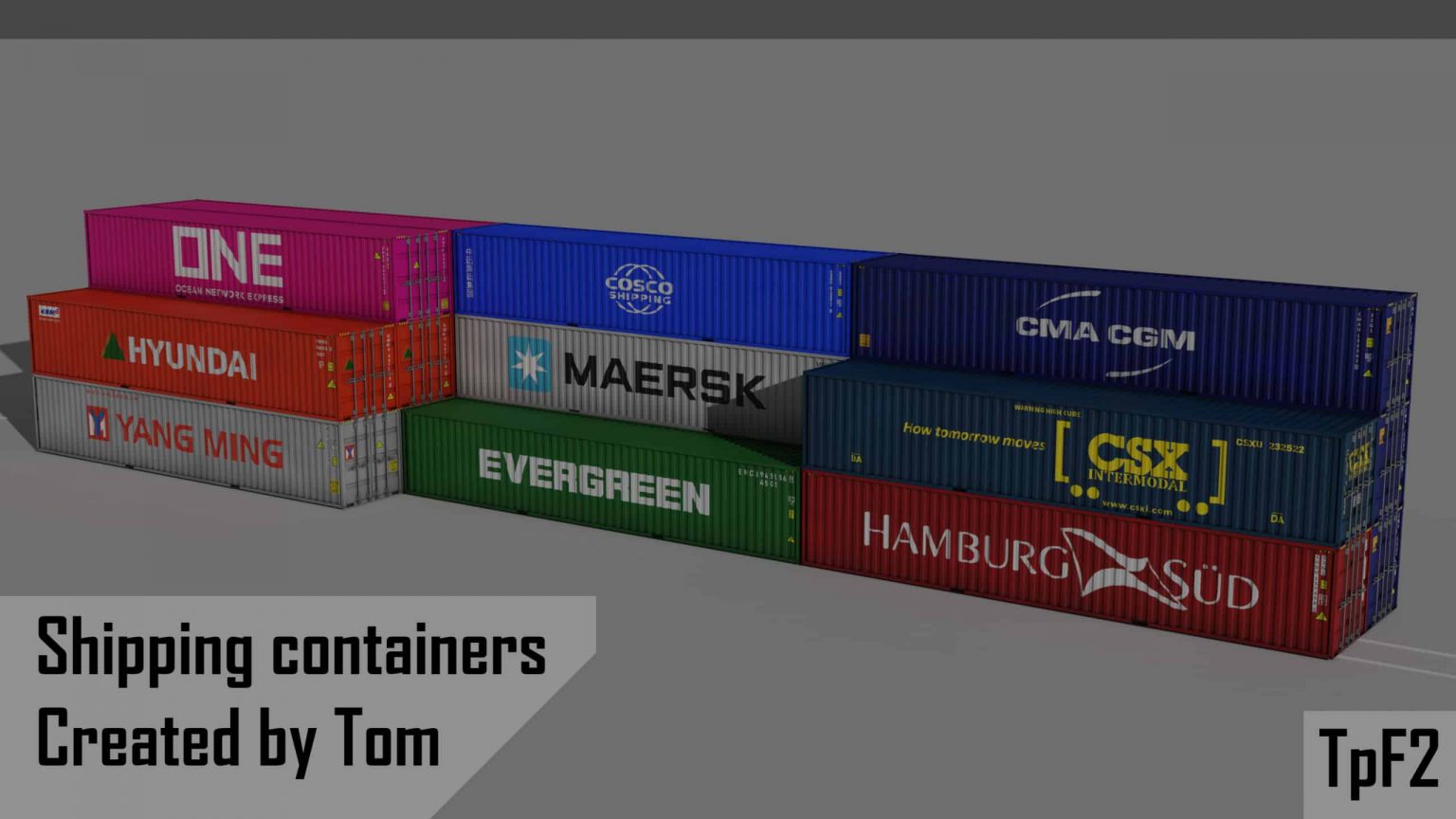 Shipping containers Mod | Transport Fever 2 Mod Download