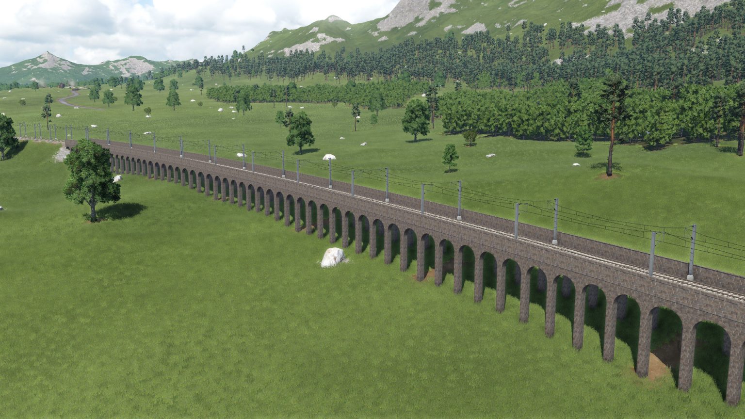 Tracks × Retaining Walls Mod | Transport Fever 2 Mod Download