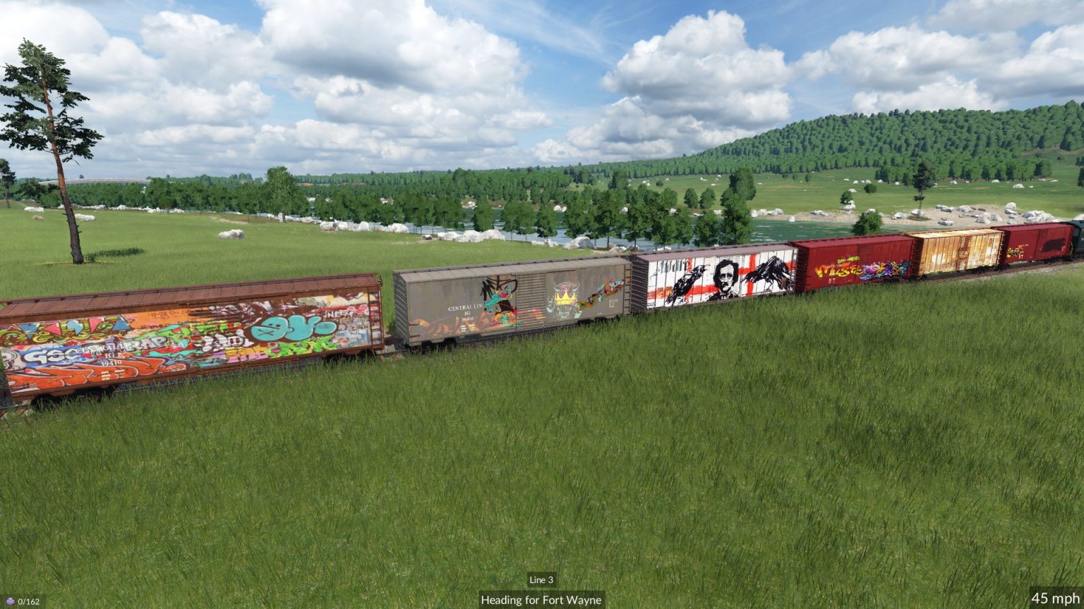 USA Railcars Graffiti Mod | Transport Fever 2 Mod Download