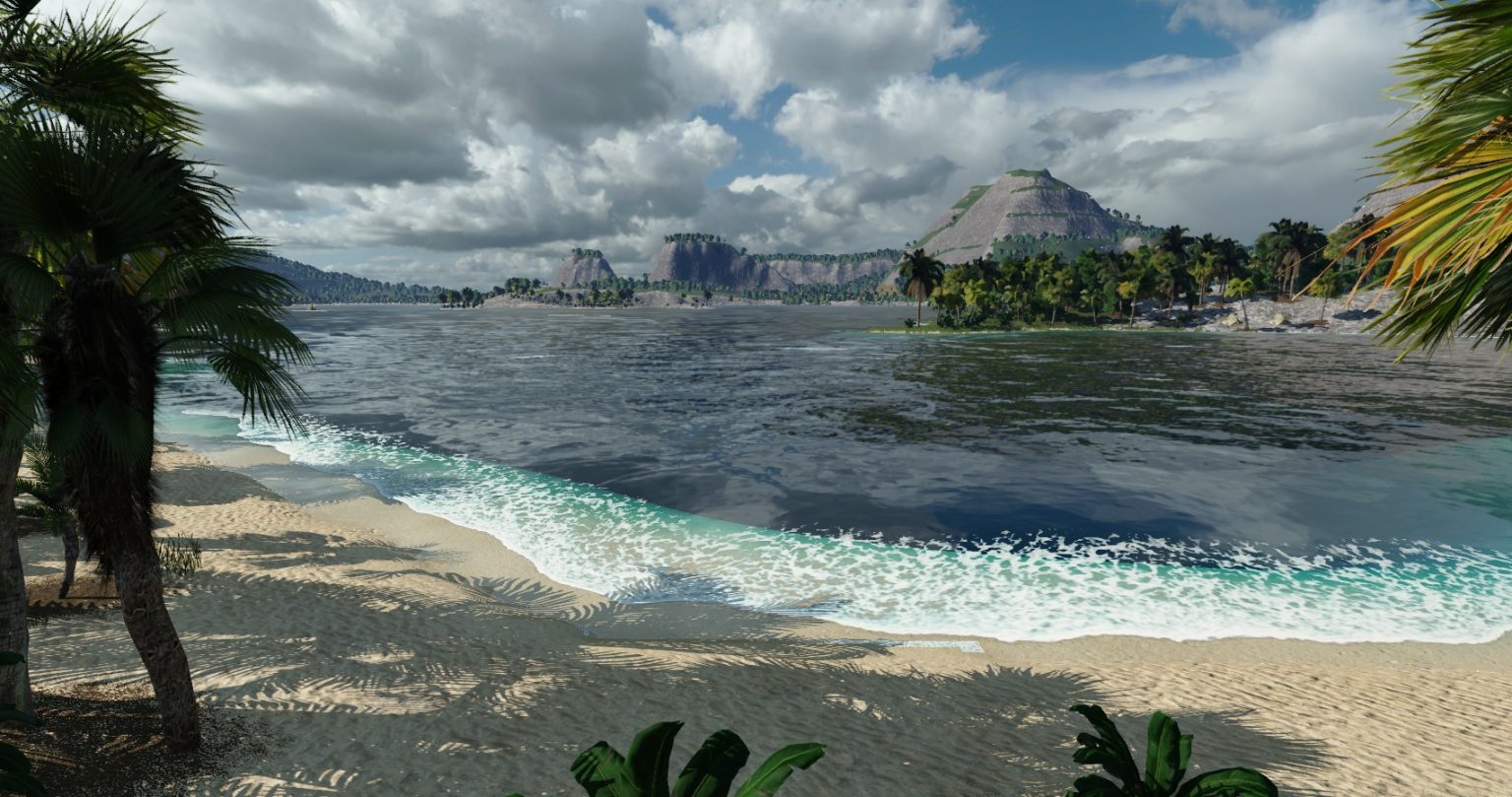 Water All Around: Tropical Generator TF2 | Transport Fever 2 Mod Download