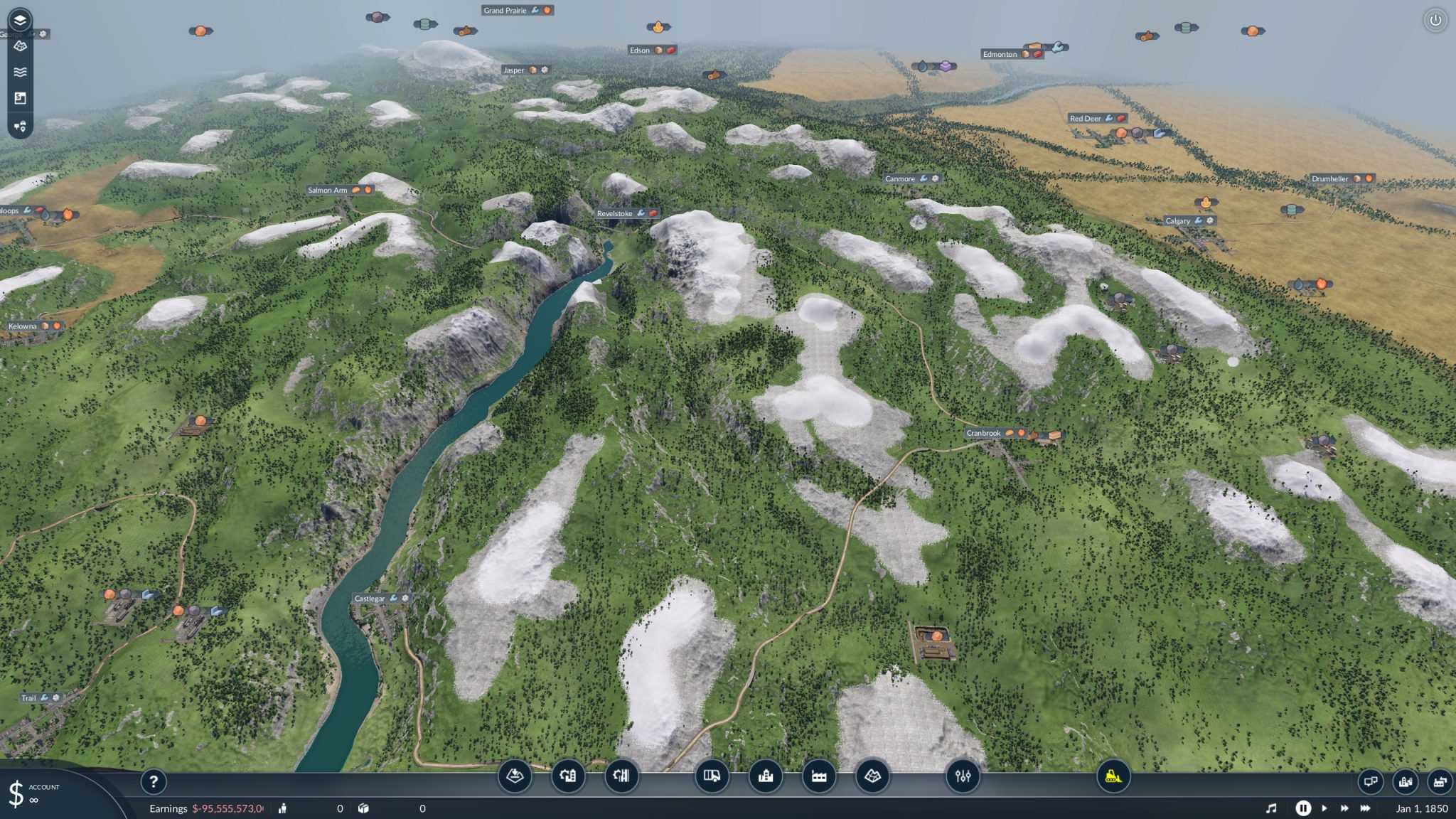 Western Canada Mod | Transport Fever 2 Mod Download