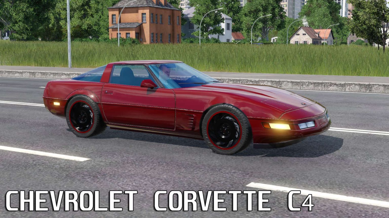 Chevrolet Corvette C4 Mod | Transport Fever 2 Mod Download