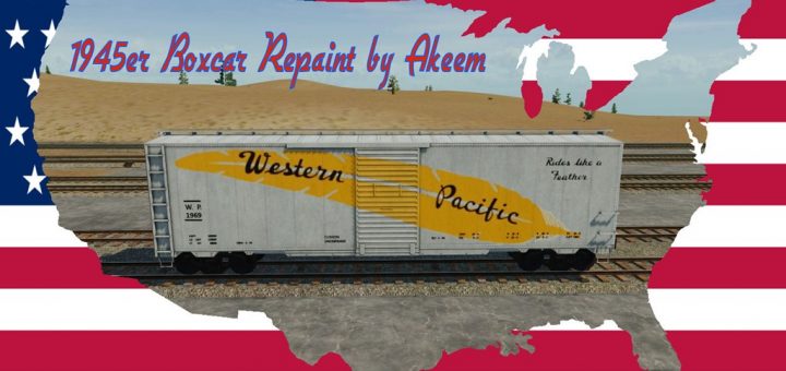 50FT Waffleside Boxcar | Transport Fever 2 Mod Download