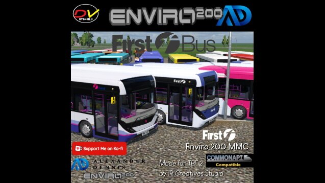 ADL Enviro 200 MMC – First Bus Pack | Transport Fever 2 Mod Download