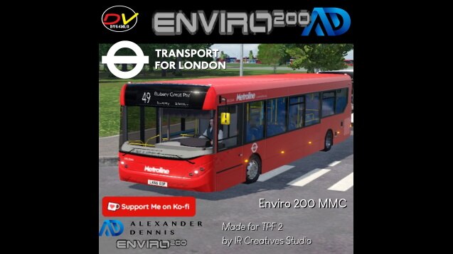 ADL Enviro 200 MMC – Transport For London Pack | Transport Fever 2 Mod ...