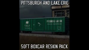 Pittsburgh and Lake Erie FMC 50FT Boxcar Reskin | Transport Fever 2 Mod ...
