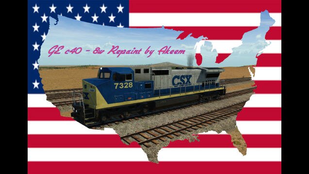 TPF 2 GE c40 8w – CSX + Double Traction | Transport Fever 2 Mod Download