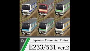 JP train – Series E233 v2 – Basic Colors | Transport Fever 2 Mod Download