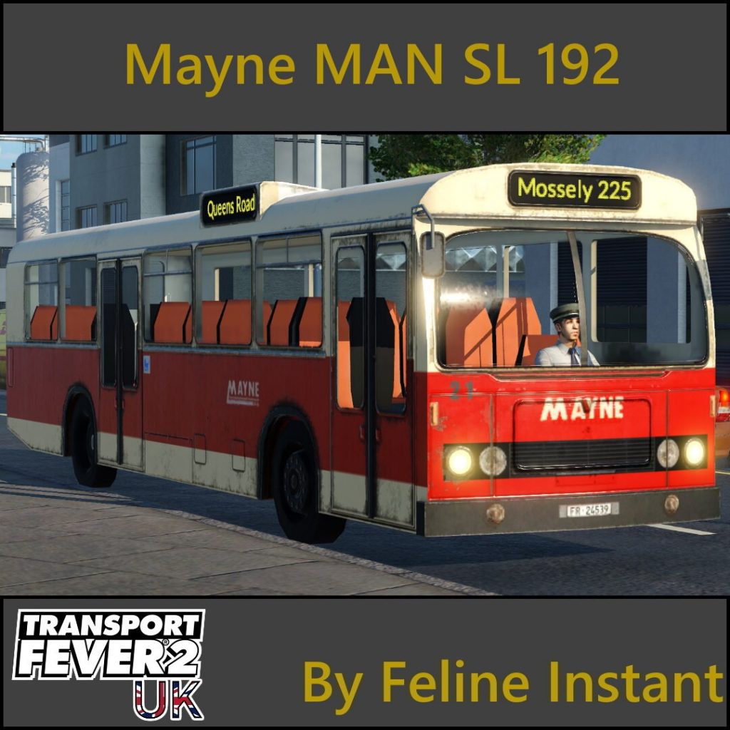 Dennis Falcon MAYNE buses corporation SL192 | Transport Fever 2 Mod ...