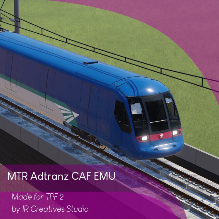 Hong Kong MTR Adtranz-CAF EMU A Train | Transport Fever 2 Mod Download