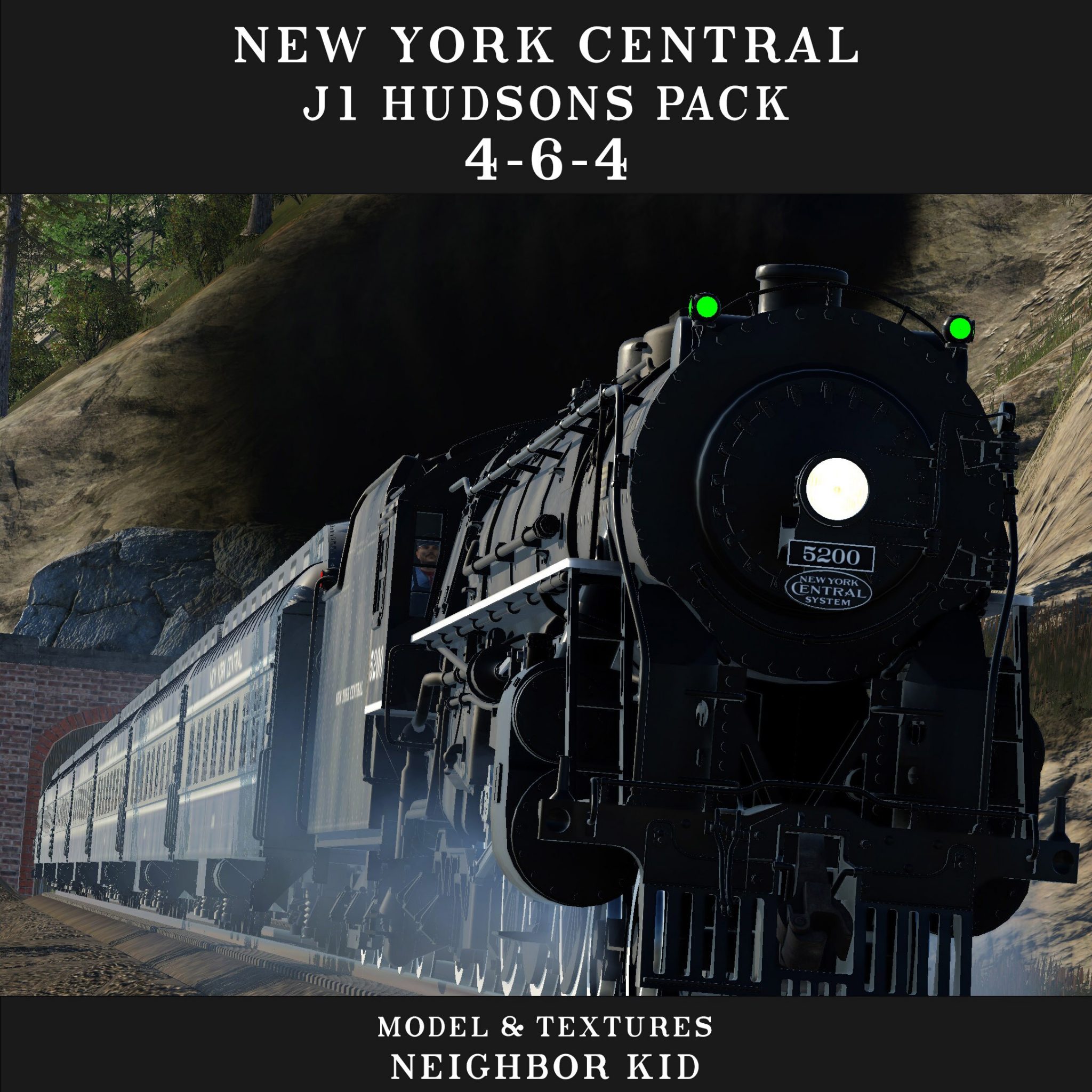 4-6-4 NYC J1 Hudson Pack | Transport Fever 2 Mod Download