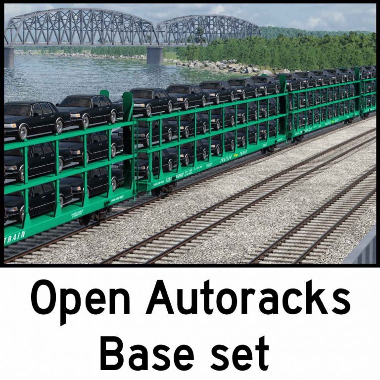 89FT Open Side Autorack | Transport Fever 2 Mod Download