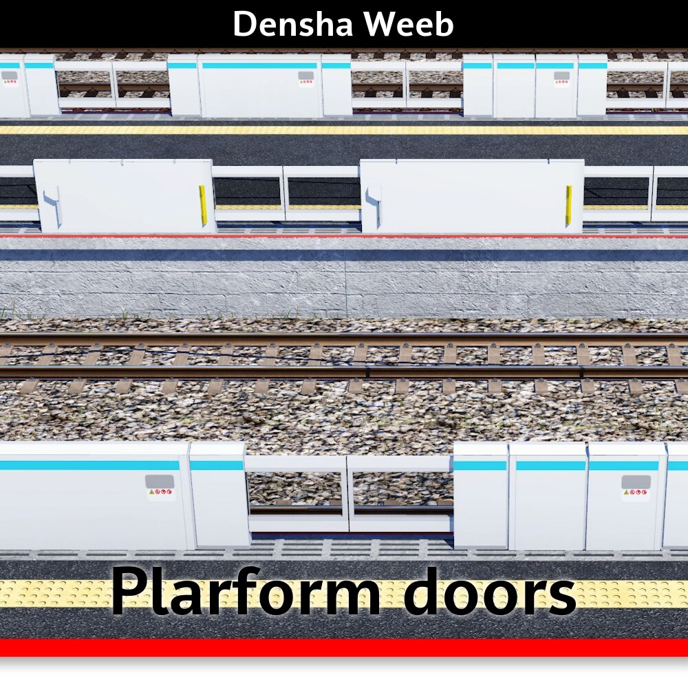 JP Asset – platform doors | Transport Fever 2 Mod Download
