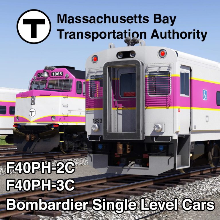 MBTA Commuter Rail Set (F40PH-2C, Single Level Cars) | Transport Fever ...