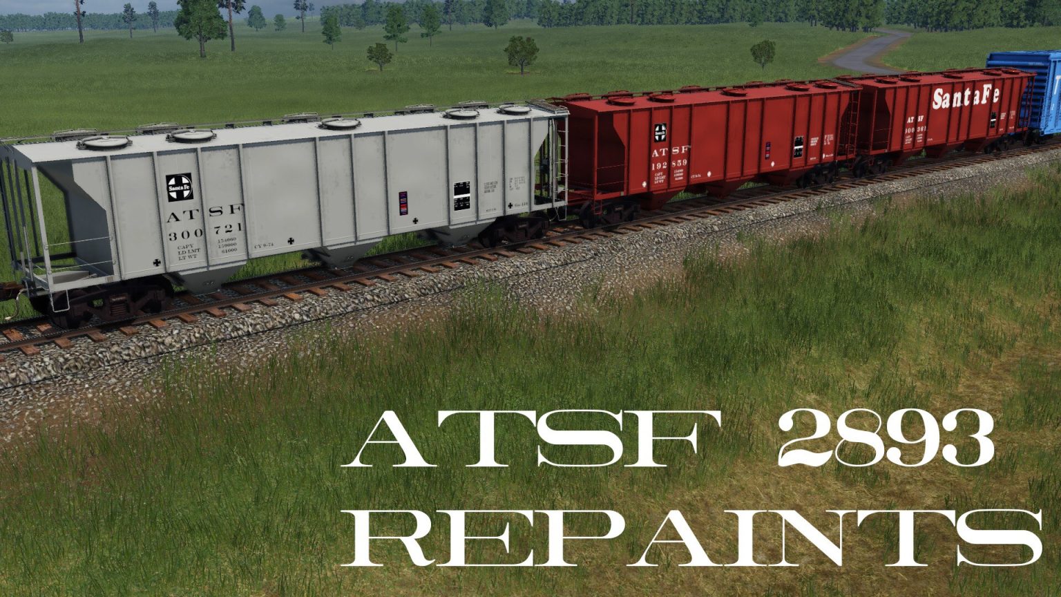 ATSF 2893 Hopper Pack | Transport Fever 2 Mod Download