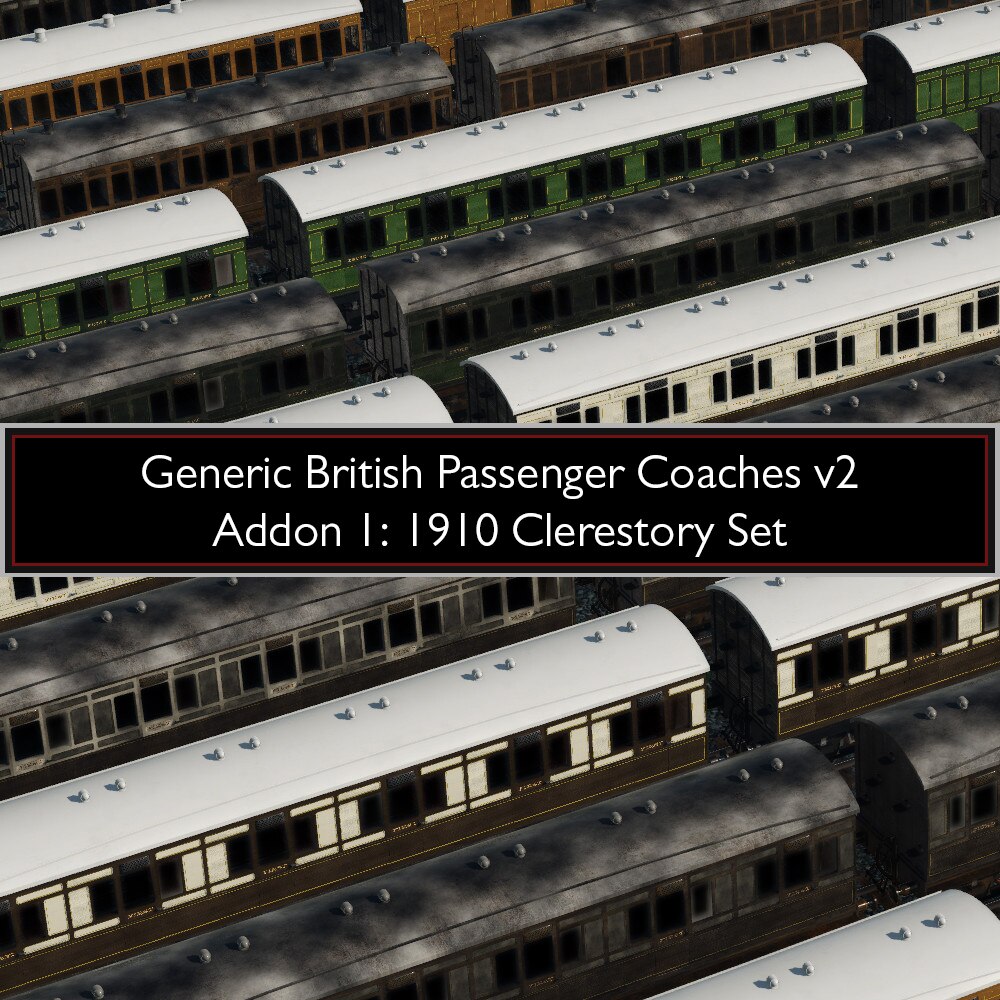 Generic British Passenger Coaches V2 – Clerestory Set Addon | Transport ...