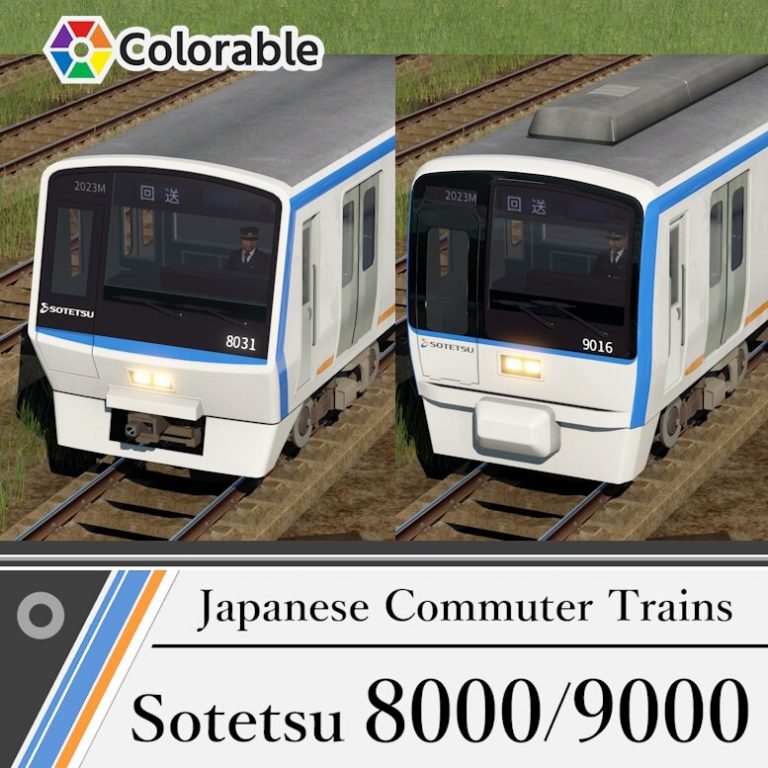 JP train – Sotetsu Series 8000/9000 | Transport Fever 2 Mod Download