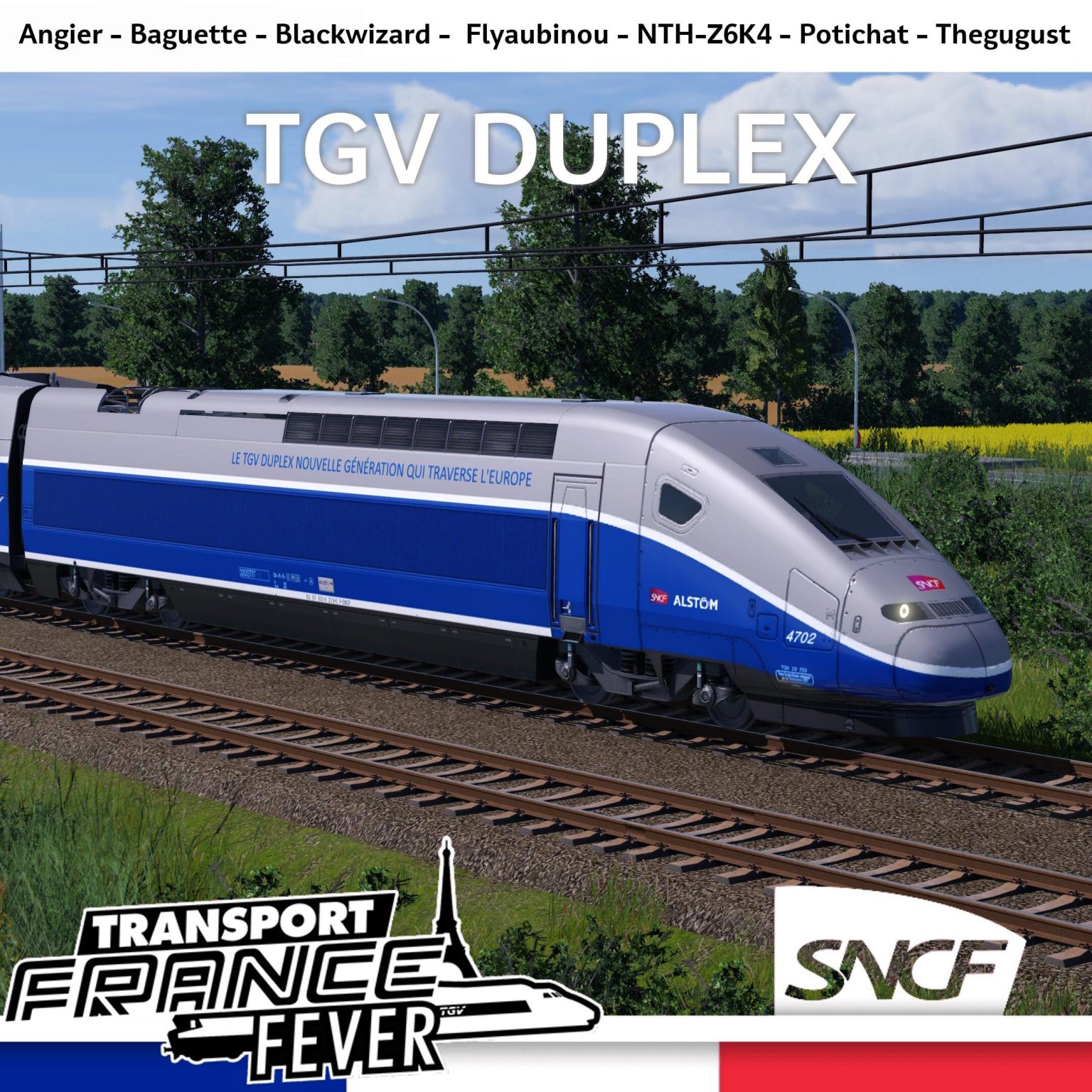 TGV Duplex Pack | Transport Fever 2 Mod Download