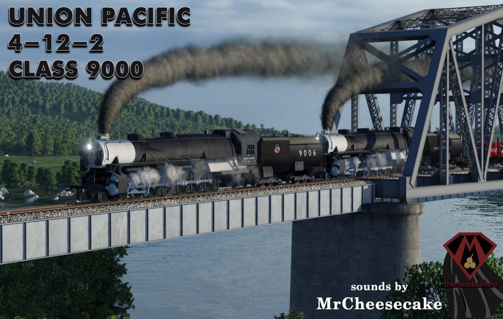 Union Pacific Class 9000 Reskin | Transport Fever 2 Mod Download