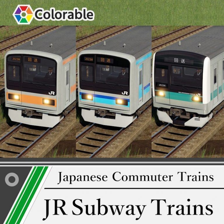 [default] JP train – Series 209/E231/E233 – Subway Trains | Transport Fever 2 Mod Download