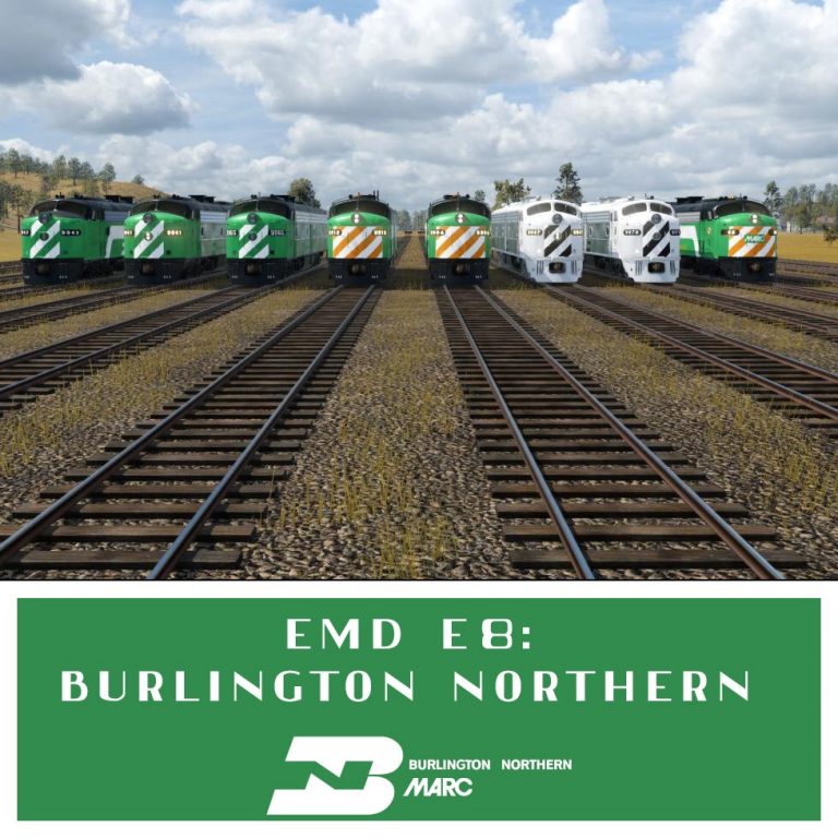 EMD E8: Burlington Northern | Transport Fever 2 Mod Download