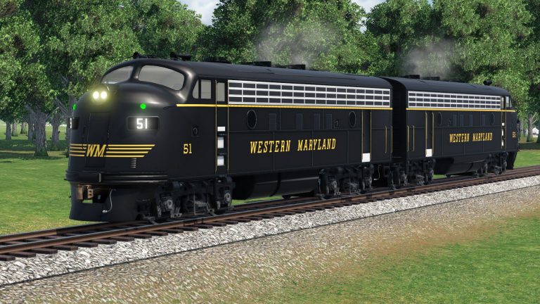 EMD F Unit Expansion: Western Maryland F3 skin package | Transport ...