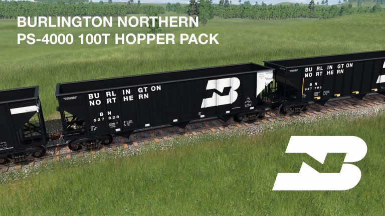 BN PS 4000 100T Open Hopper 4 Pack | Transport Fever 2 Mod Download