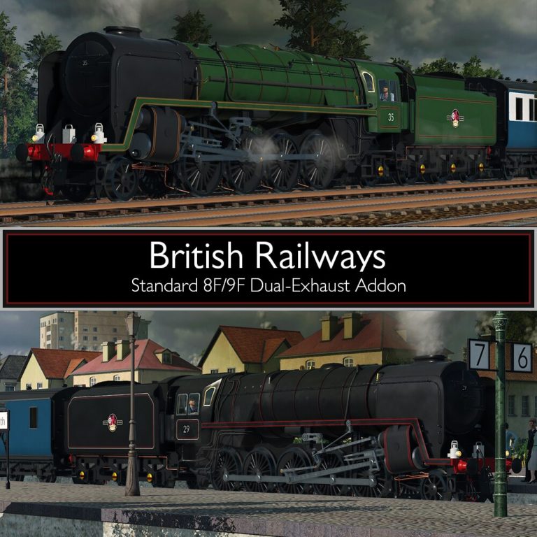 British Rail 8F/9F Dual-Exhaust Addon | Transport Fever 2 Mod Download