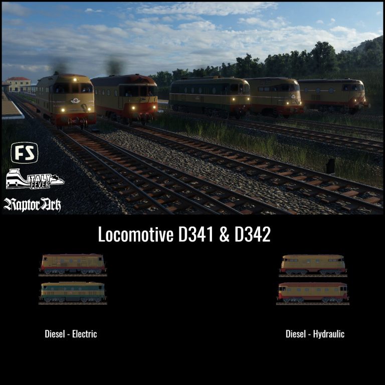 FS D341 & 342 Locomotives | Transport Fever 2 Mod Download