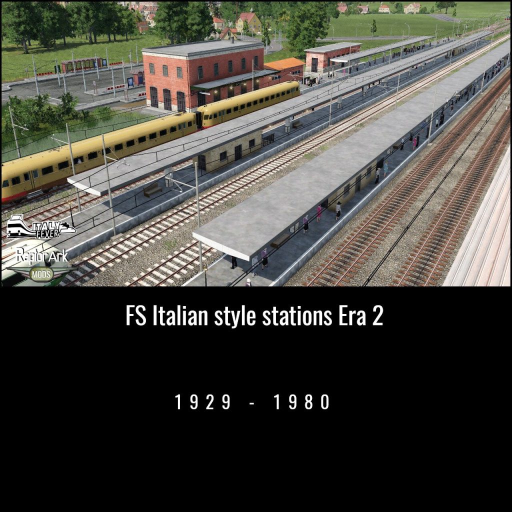 FS Italian style station Era 2 | Transport Fever 2 Mod Download