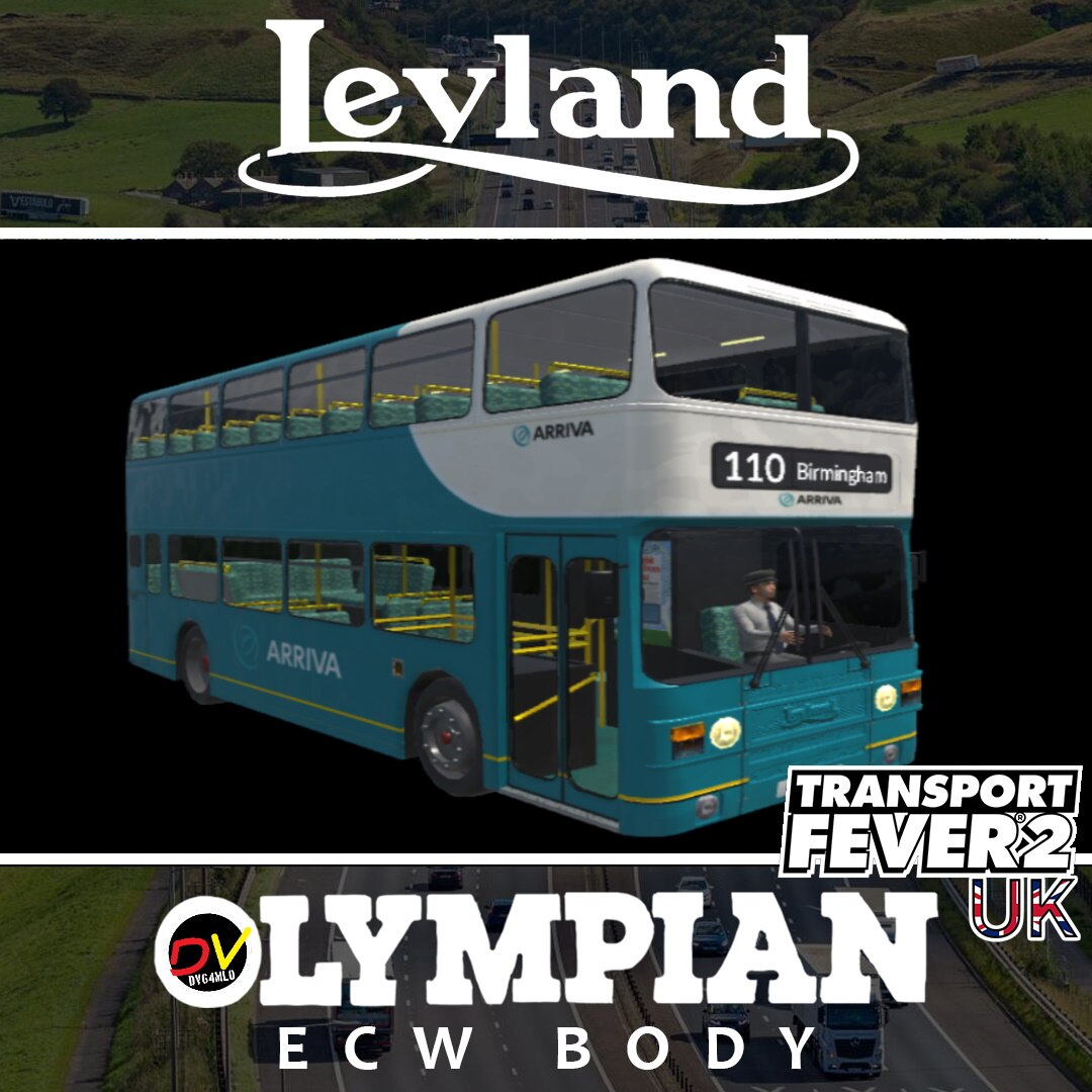 Leyland Olympian ECW – Extra Liveries | Transport Fever 2 Mod Download