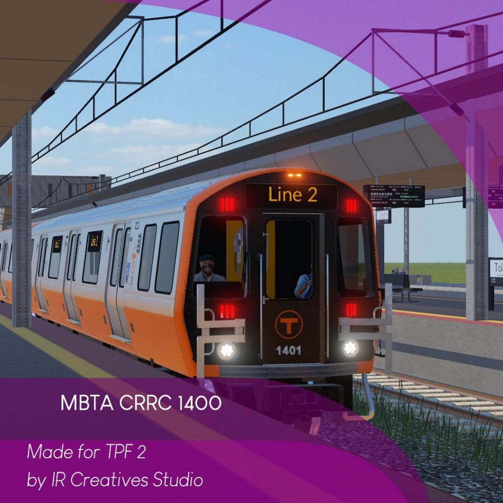 MBTA CRRC 1400 | Transport Fever 2 Mod Download